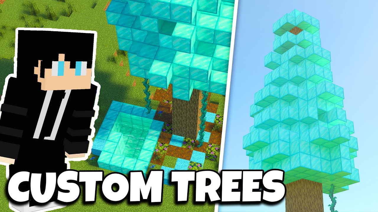 Minecraft, But There Are Custom OP Trees! - Minecraft videos