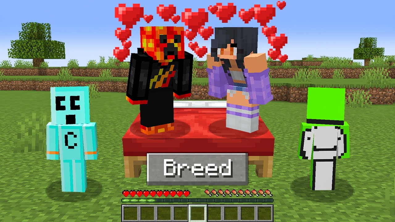 Minecraft, But You Can Breed YouTubers - Minecraft videos