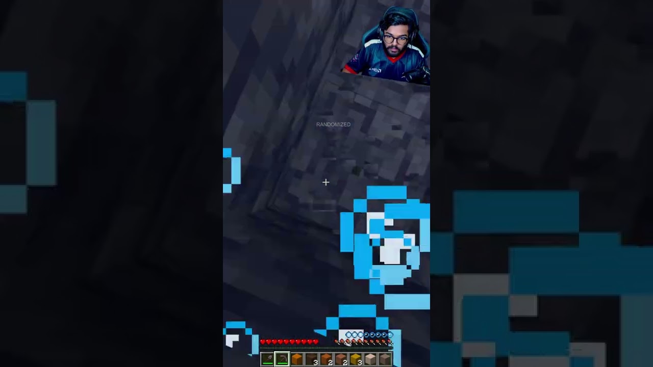 Minecraft But straight Digging Challenge #shorts - Minecraft videos