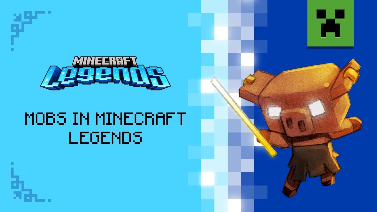 Minecraft Legends: Classic Mobs and New Friends - Minecraft videos