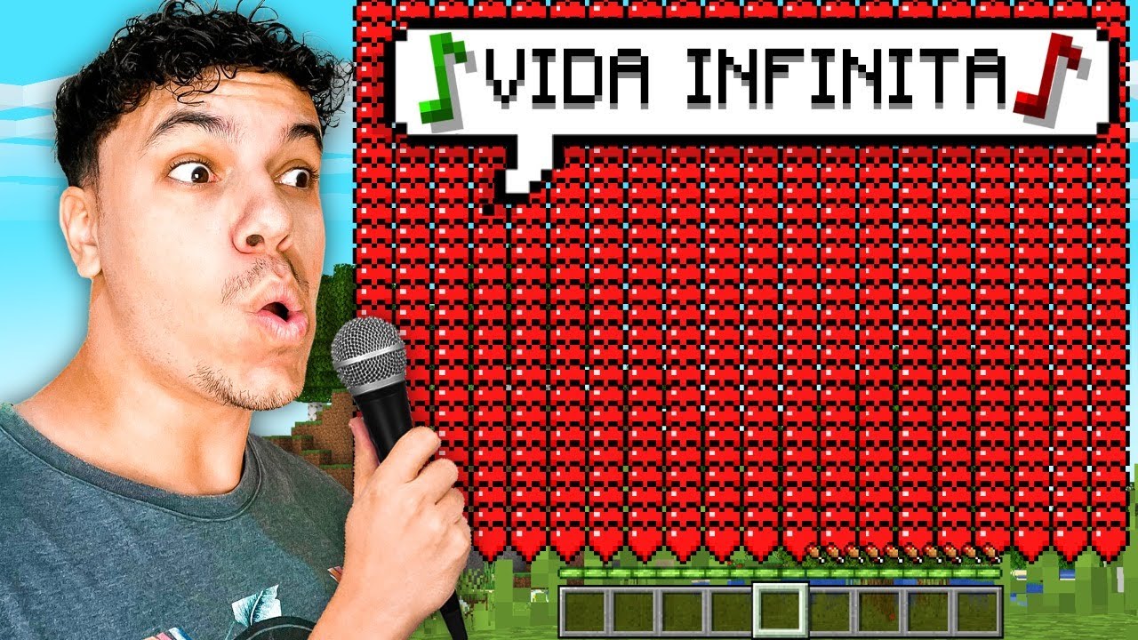 Minecraft, MAS tudo que eu CANTAR, vou ganhar! - Minecraft videos