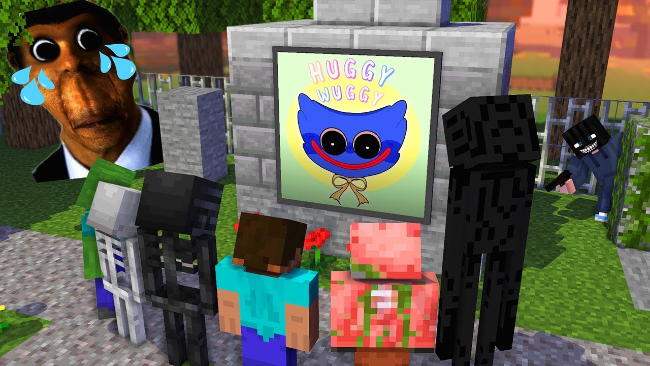 Monster School : BABY MONSTERS RIP HUGGY WUGGY CHALLENGE - Minecraft ...