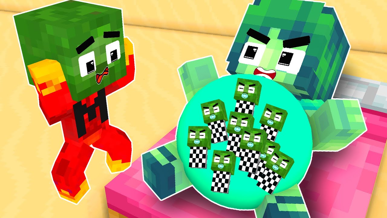 Monster School : Baby Zombie x Squid Game Doll Draw Challenge ...
