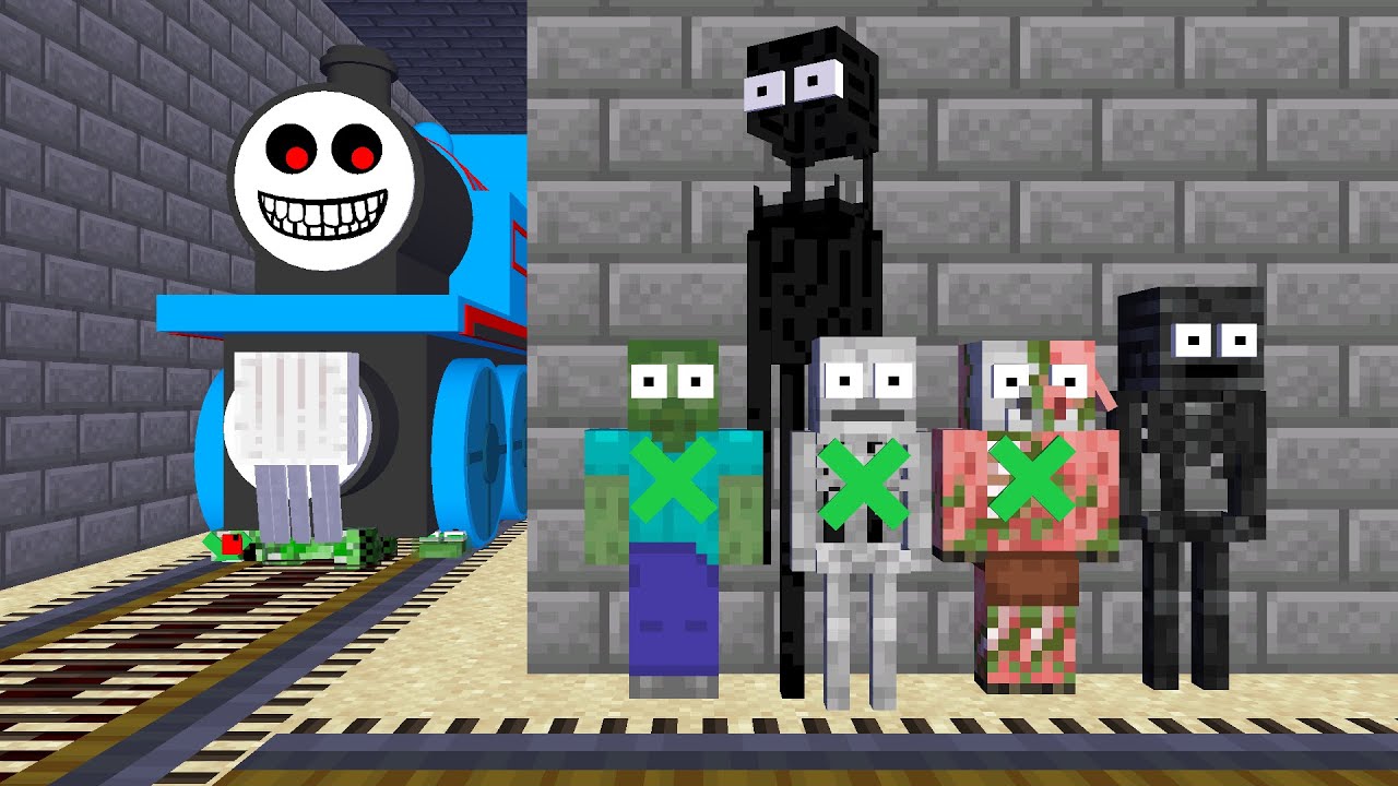 Monster School : HORROR THOMAS THE TRAIN - Minecraft Animation ...