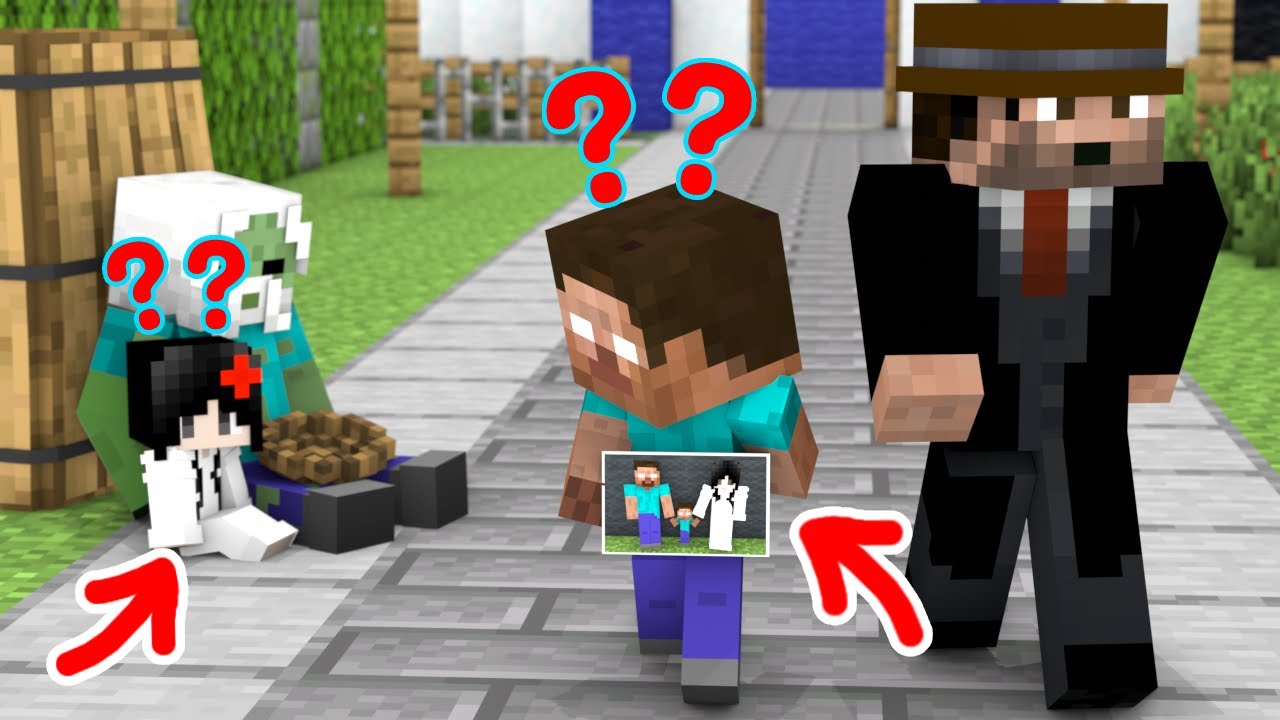 Monster School : Poor Baby Herobrine And Poor Baby Sadako - Minecraft ...