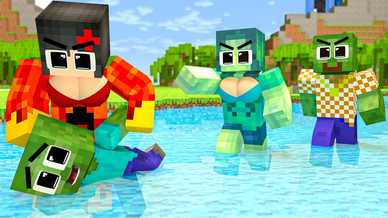 Monster School: Poor Baby Zombie Have a Sinister Stepmother - Sad Story ...