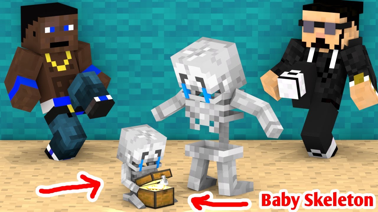 Monster School : Poor Skeleton Family - Minecraft Animation - Minecraft ...