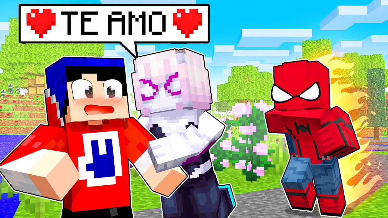 NITRO ROUBOU A NAMORADA DO HOMEM ARANHA no MINECRAFT! - Minecraft videos