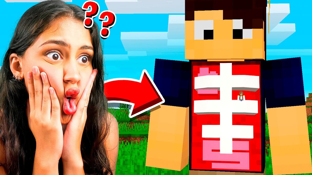 PRENDI minha AMIGA dentro do meu CORPO no MINECRAFT - Minecraft videos