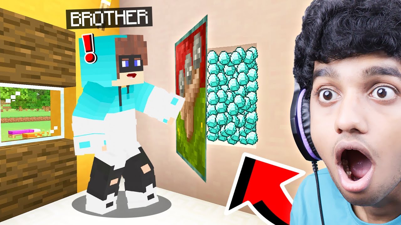 SAVE DIAMONDS FROM BROTHER IN MINECRAFT - Minecraft videos