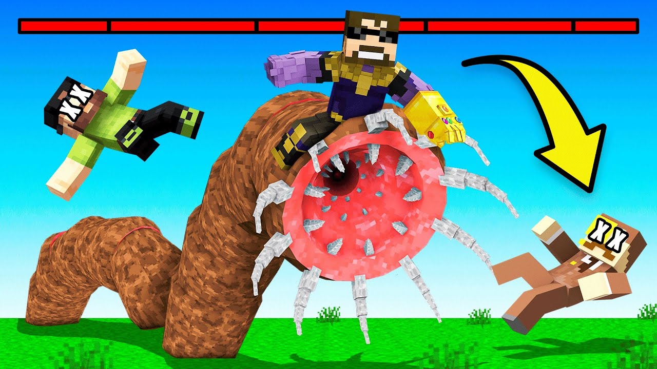 Spawnings a Giant Mechanical Worm in Minecraft (Insane Craft ... Spawnings a Giant Mechanical Worm in Minecraft (Insane Craft ...