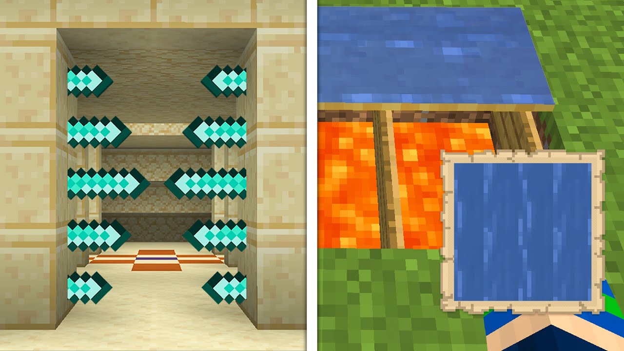 Testing Traps in Minecraft Manhunt - Minecraft videos