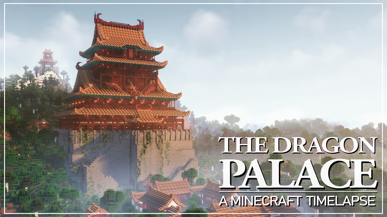 The Dragon Palace - A Minecraft Timelapse (1.19) - Minecraft videos