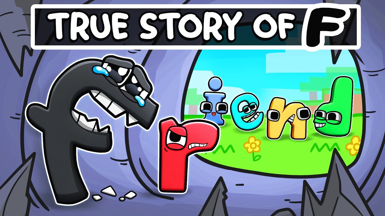 The TRUE STORY of the LETTER F in Minecraft! - Minecraft videos