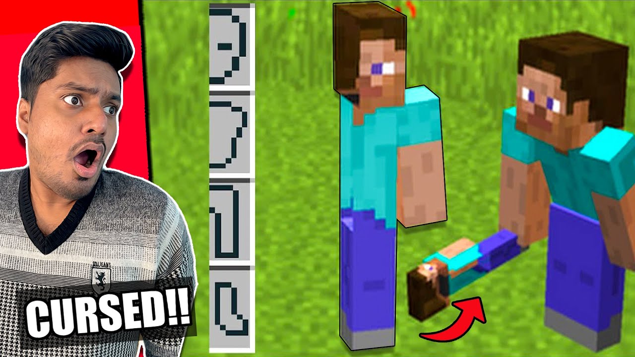 Watching this CURSED Minecraft Video is a Bad idea - Minecraft videos