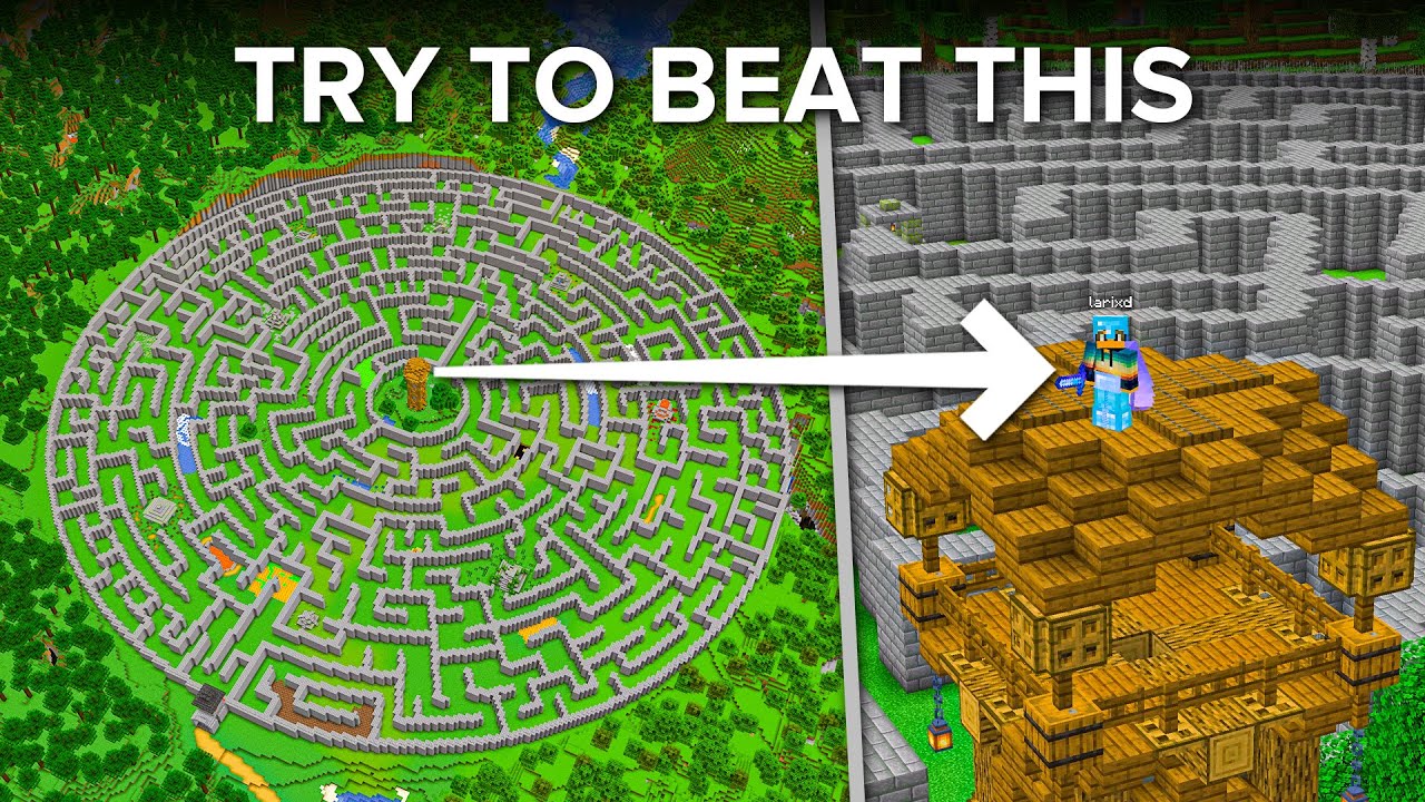 We Built The Impossible Maze in Minecraft - Try To Beat This ...