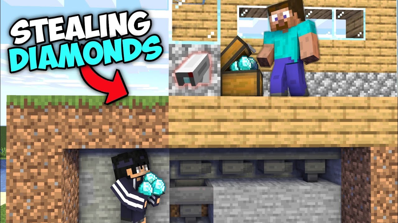 4 Ways to Steal Diamonds From Security Houses in Minecraft ...
