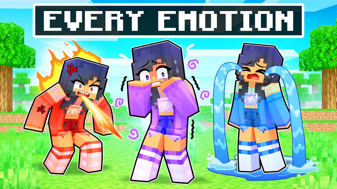 Aphmau Has EVERY EMOTION In Minecraft! - Minecraft videos