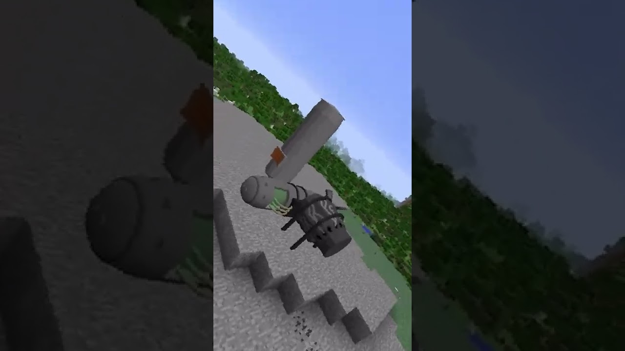 EPIC TNT MOD in MINECRAFT! #shorts - Minecraft videos