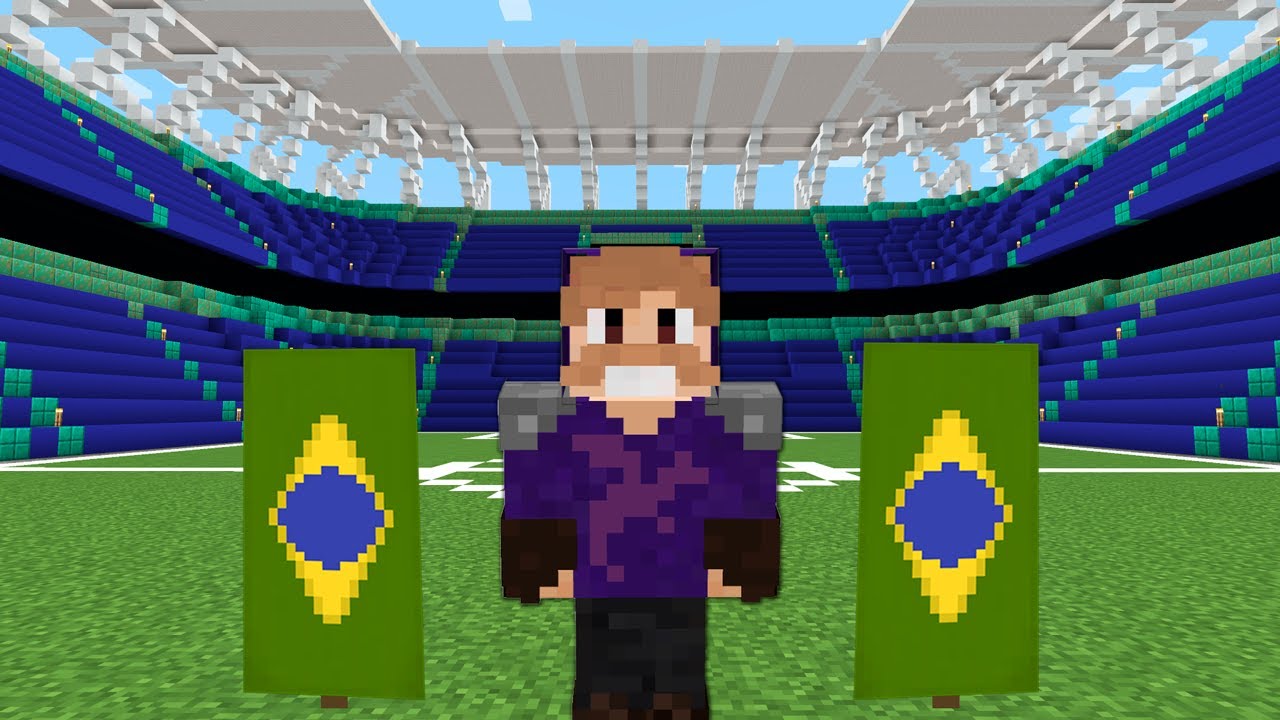 EU RECRIEI A COPA NO MINECRAFT - Minecraft videos