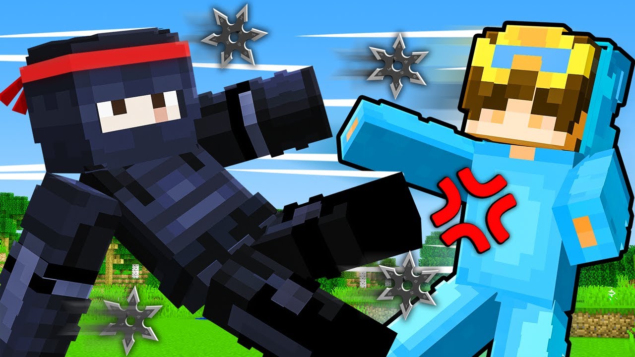 Going to NINJA ACADEMY in Minecraft! - Minecraft videos