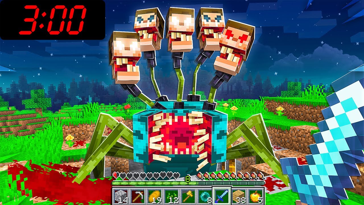 I FOUND Mutant Herobrine in Minecraft at 3:00 AM.. *SCARY* - Minecraft ...