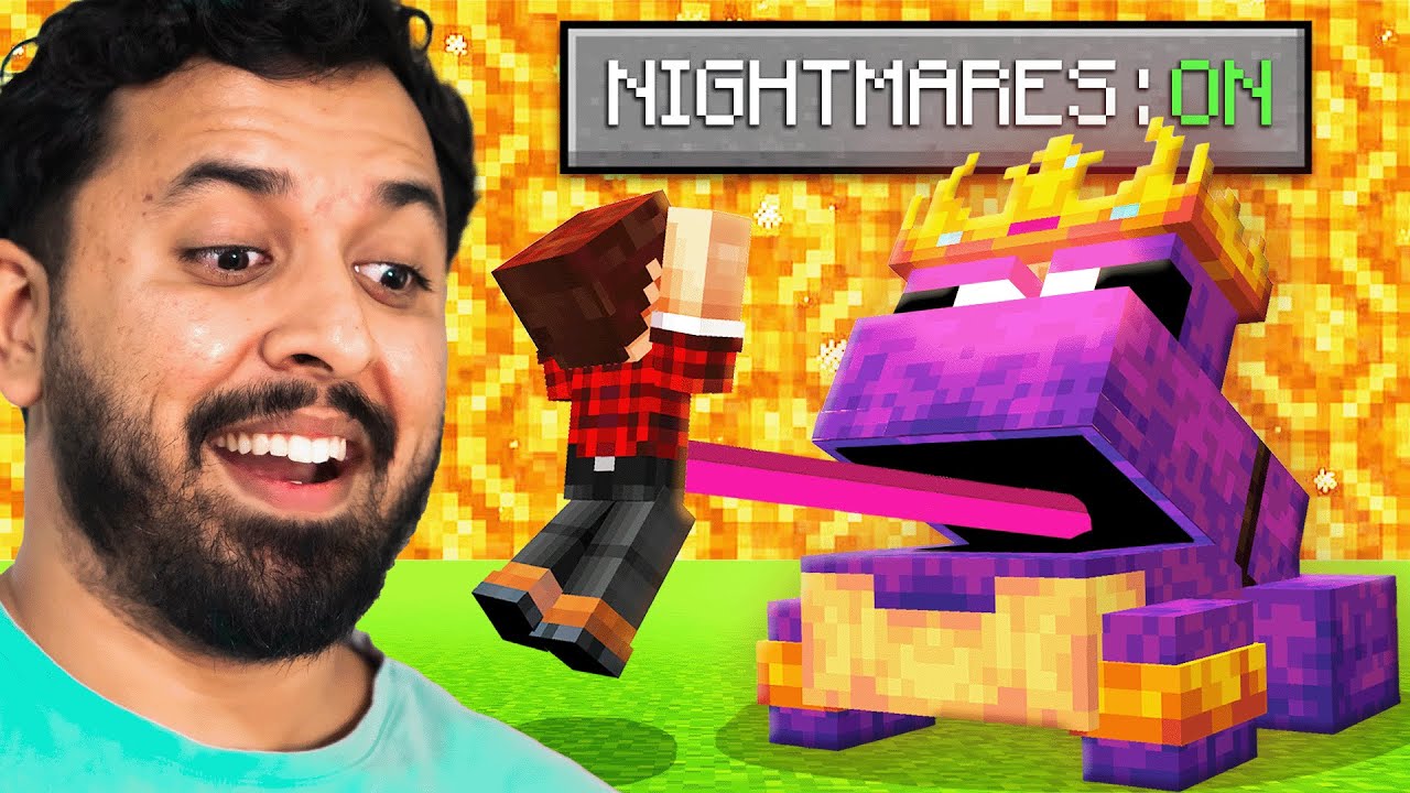I Pranked My Friend with NIGHTMARE MOBS in Minecraft! - Minecraft videos