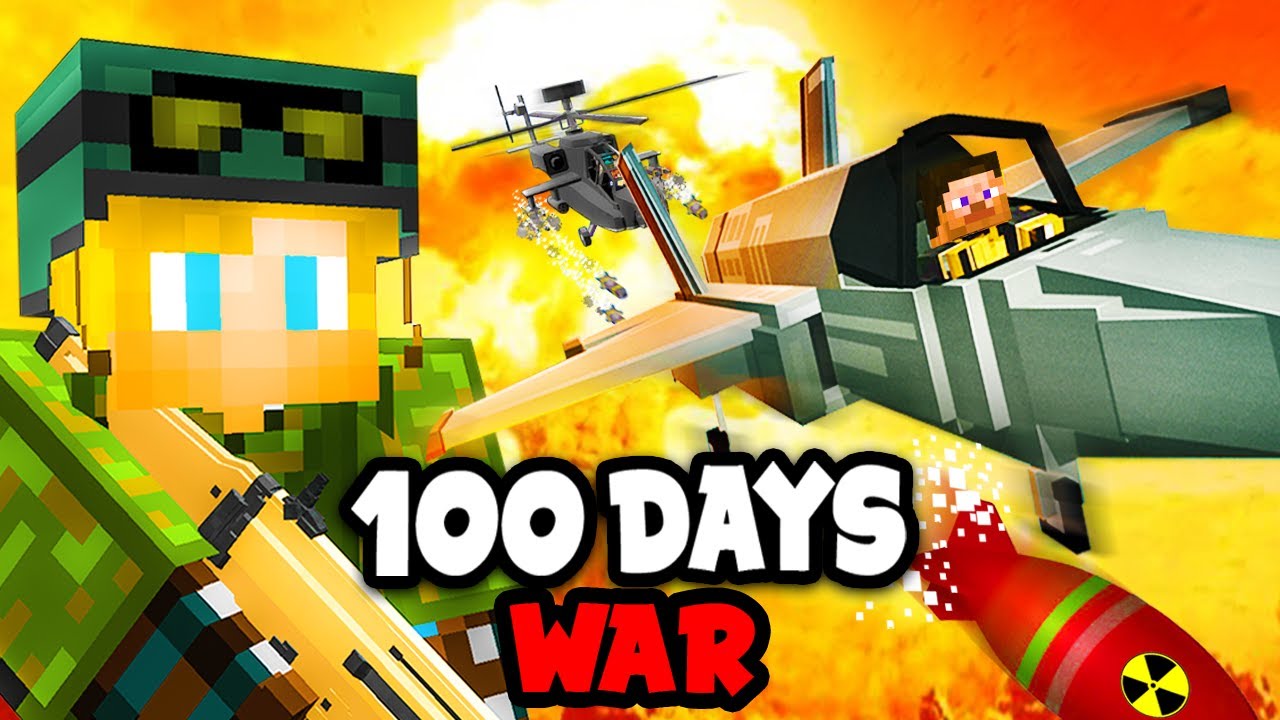 I Spent 100 Days on a WAR SMP SERVER in Minecraft... This is What ...