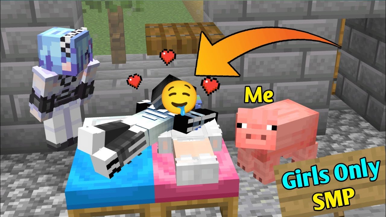 I TROLLED girls smp using MORPH Mod In Minecraft - Minecraft videos