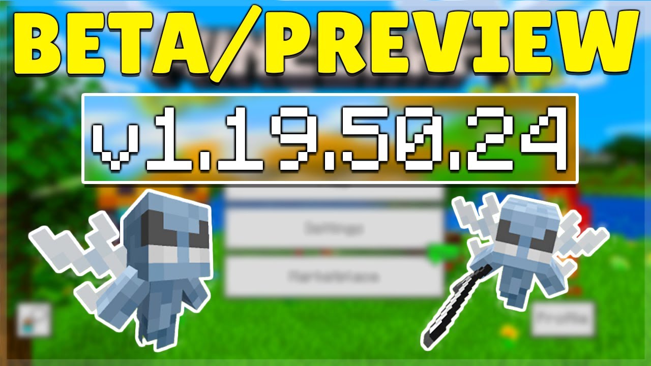MCPE 1.19.50.24 BETA & PREVIEW NEW VEX MOB Minecraft Bedrock Edition Fixes & Changes - Minecraft ...