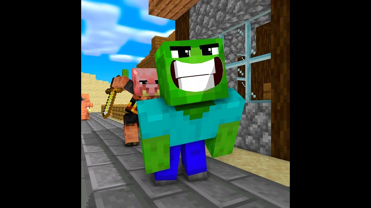 MINECRAFT ON 1000 PING When ZOMBIE APOCALYPSE - Monster School ...