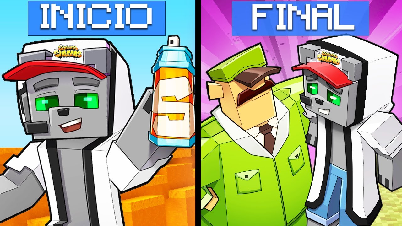 Me Paso Minecraft Como Subway Surfers!! - Minecraft videos