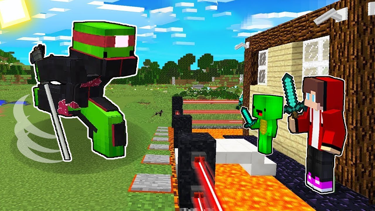 Mikey NINJA vs The Most Secure Minecraft House - gameplay by Mikey and JJ (Maizen Parody ...