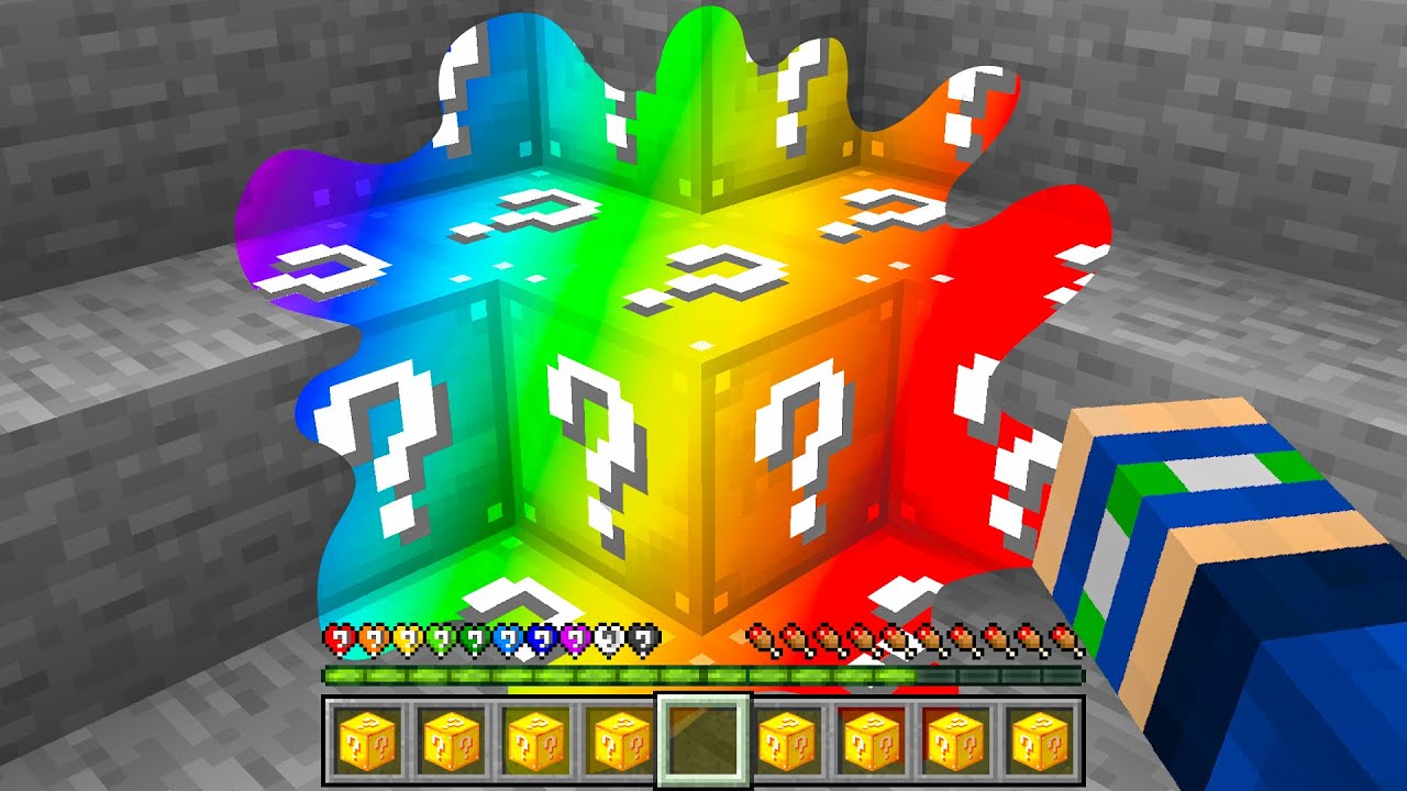 Minecraft, But Anything You Touch = Lucky Blocks - Minecraft videos
