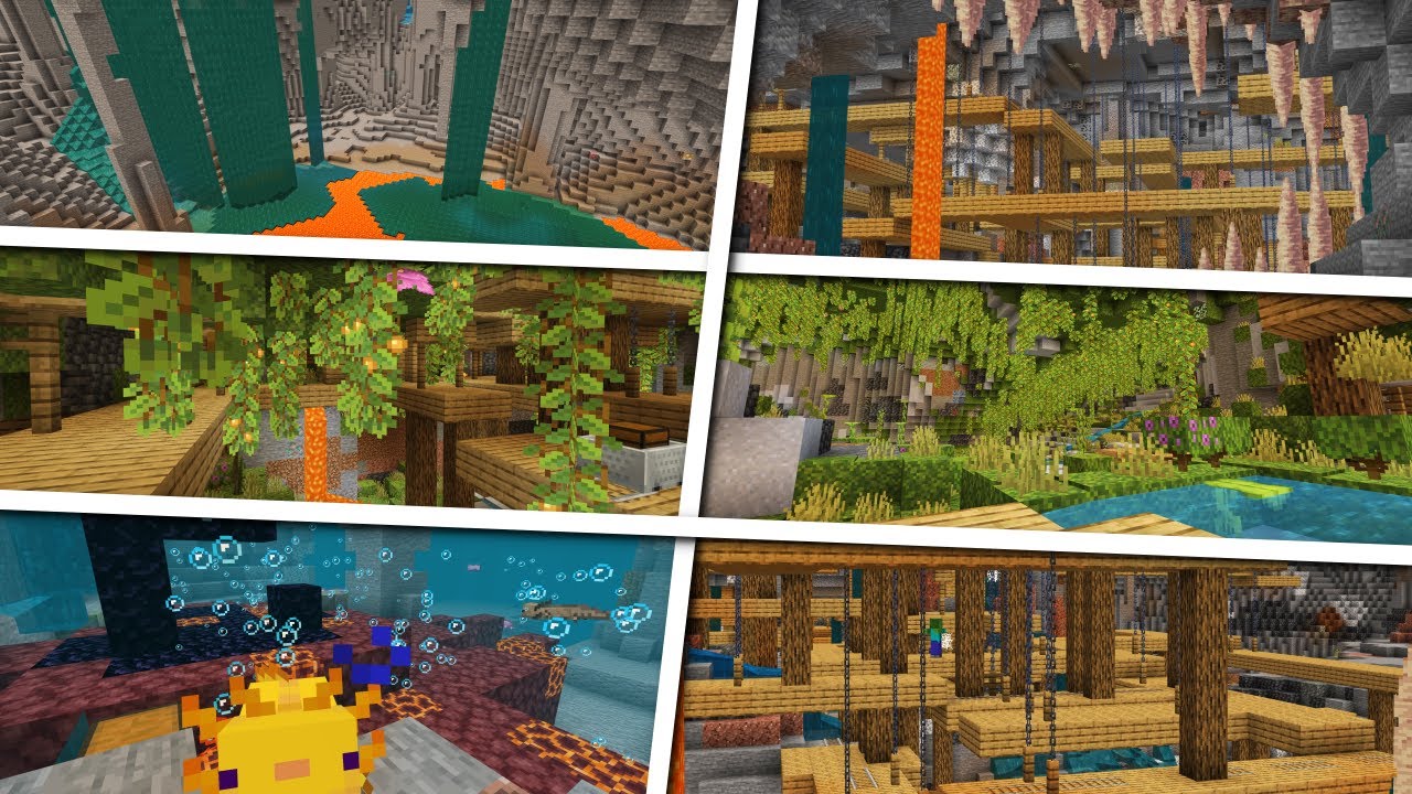 Minecraft Cave Seeds You NEED To Explore! (Huge Lush Caves, Dripstone ...