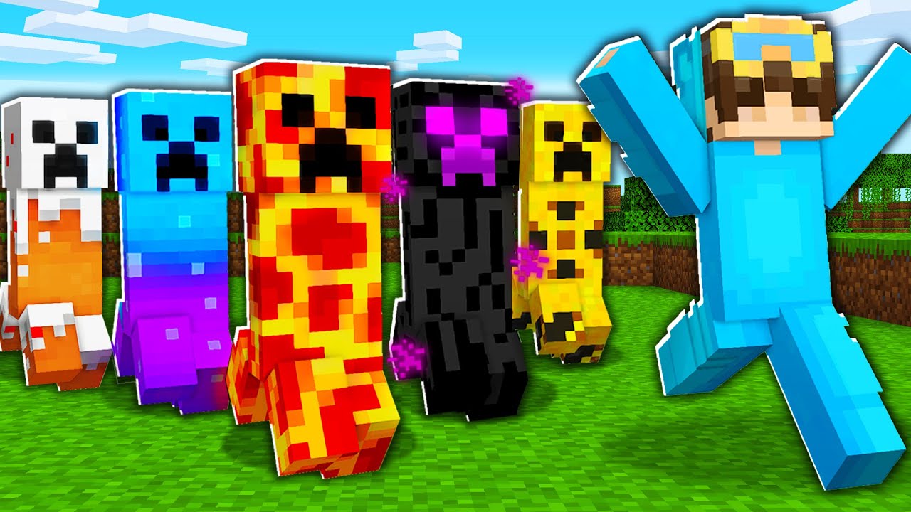 Minecraft: MORE CREEPERS MOD (FLYING, FIRE, & MORE) - Mod Showcase ...