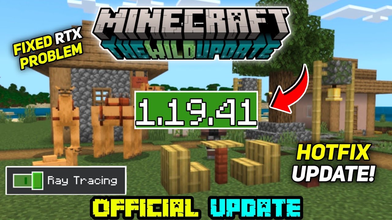 Minecraft Pe 1.19.41 Official Version Released | Minecraft Pe RTX ...