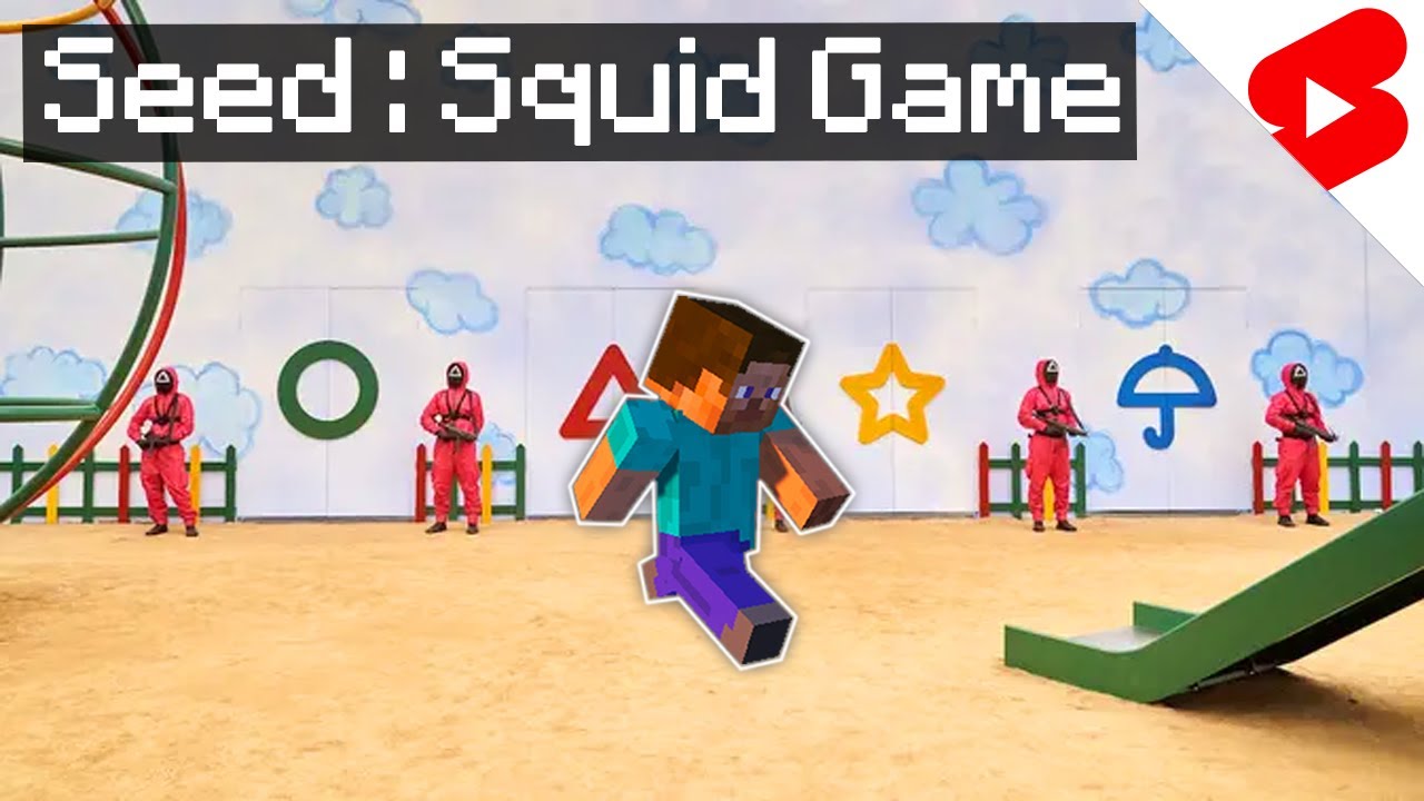 Minecraft Speedrun, but the Seed is "Squid Game" - Minecraft videos