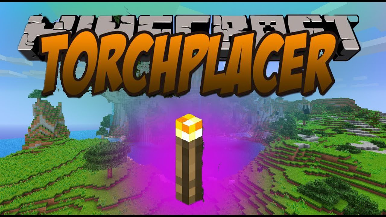 Minecraft mods Review - Torchplacer - One of the best minecraft mod ...
