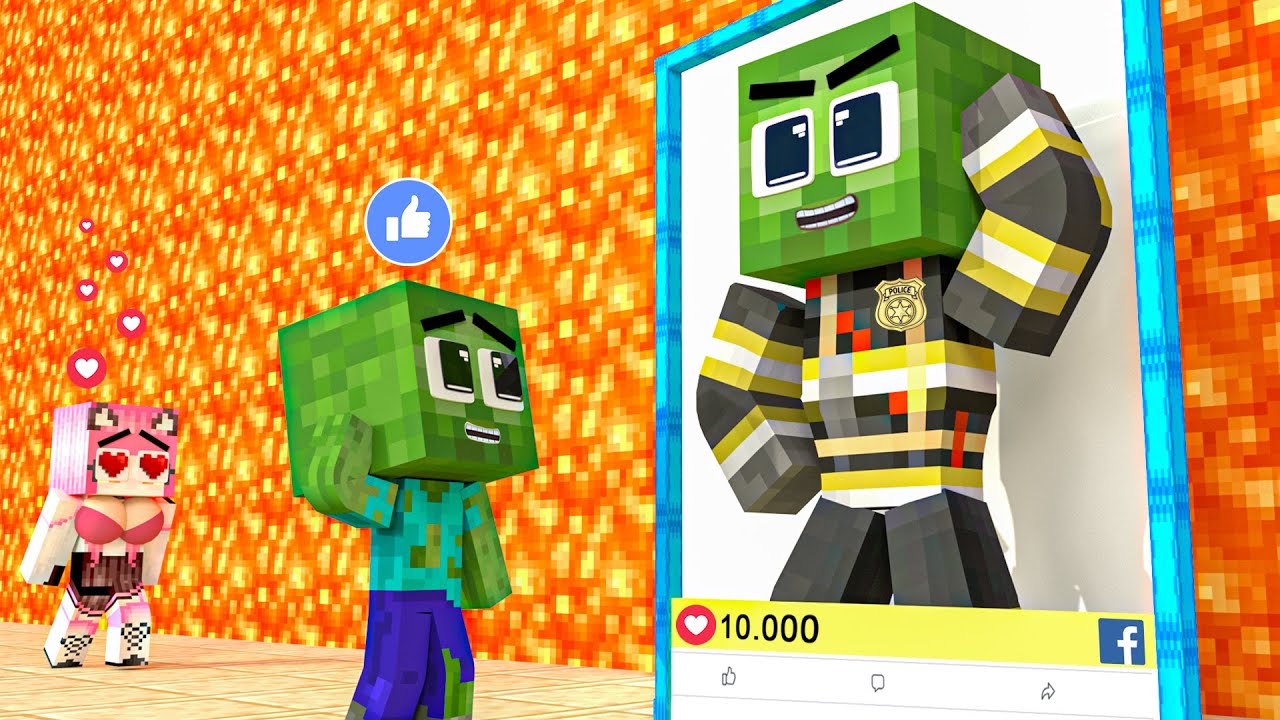 Monster School: Baby Zombie Become to Firefighter - Sad Story ...