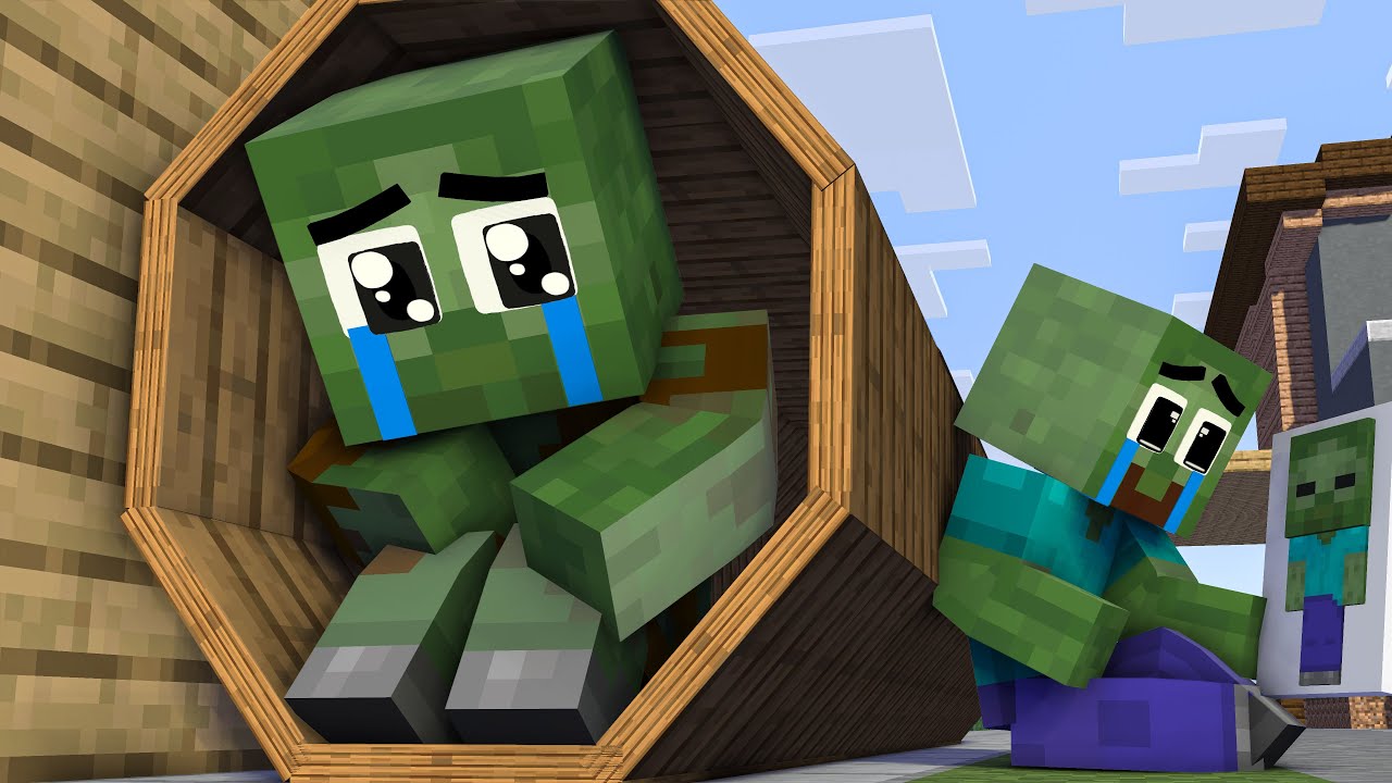 Monster School : Father Zombie and Baby Zombie Become Ugly - Minecraft ...
