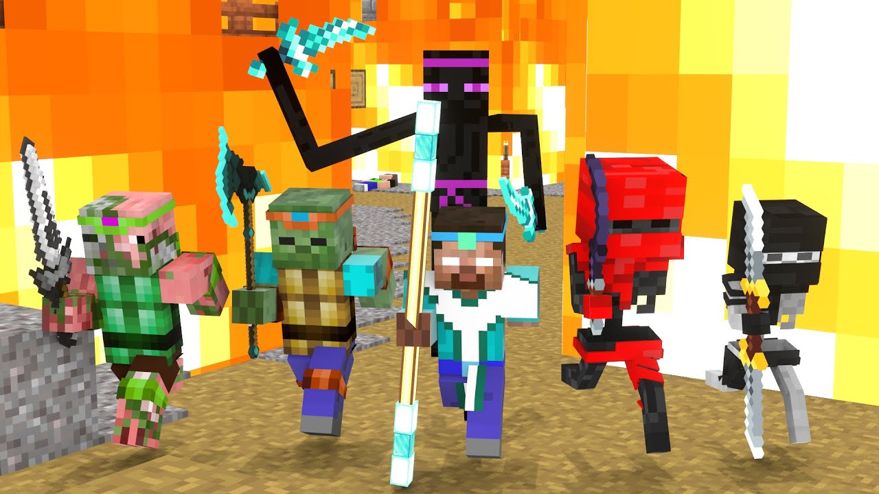 Monster School : Ninja School final battle (part 4) - Minecraft ...