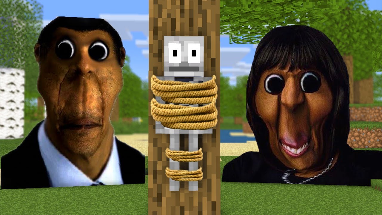 Monster School : OBUNGA & CURSE FACE CHALLENGE #3 - Minecraft Animation ...