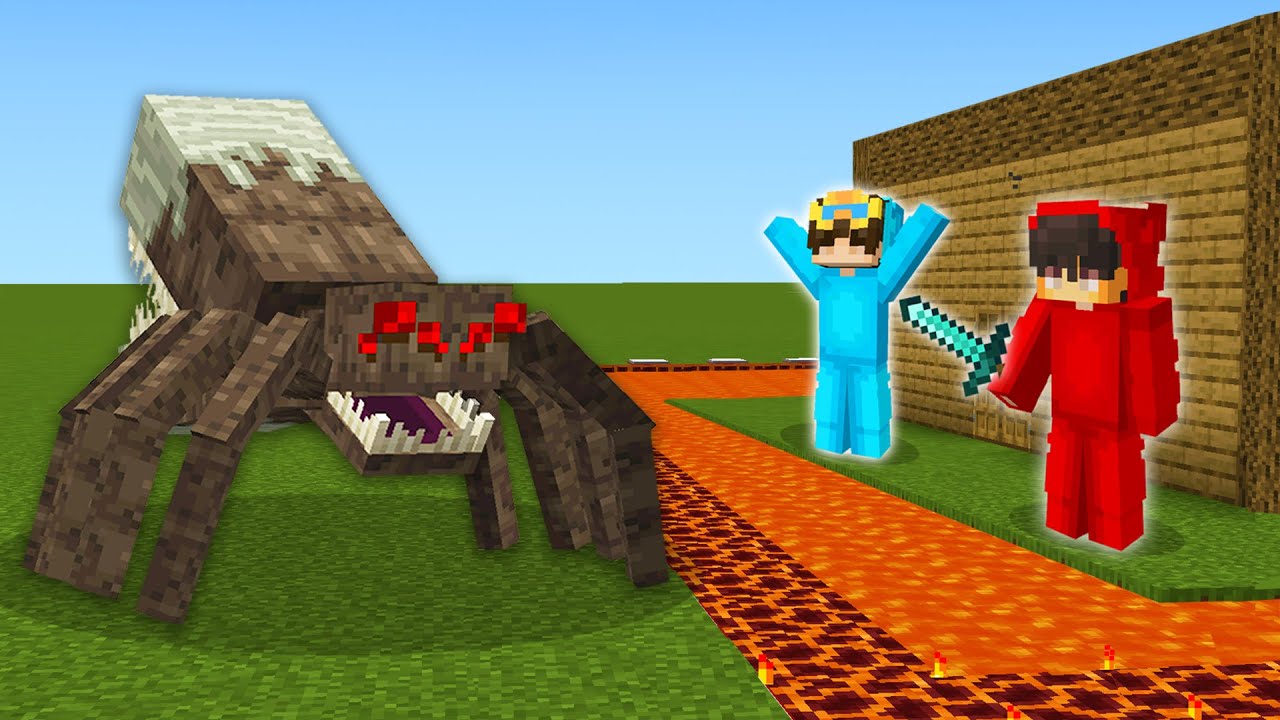 Mutant Spider VS The Most Secure Minecraft House - Minecraft videos