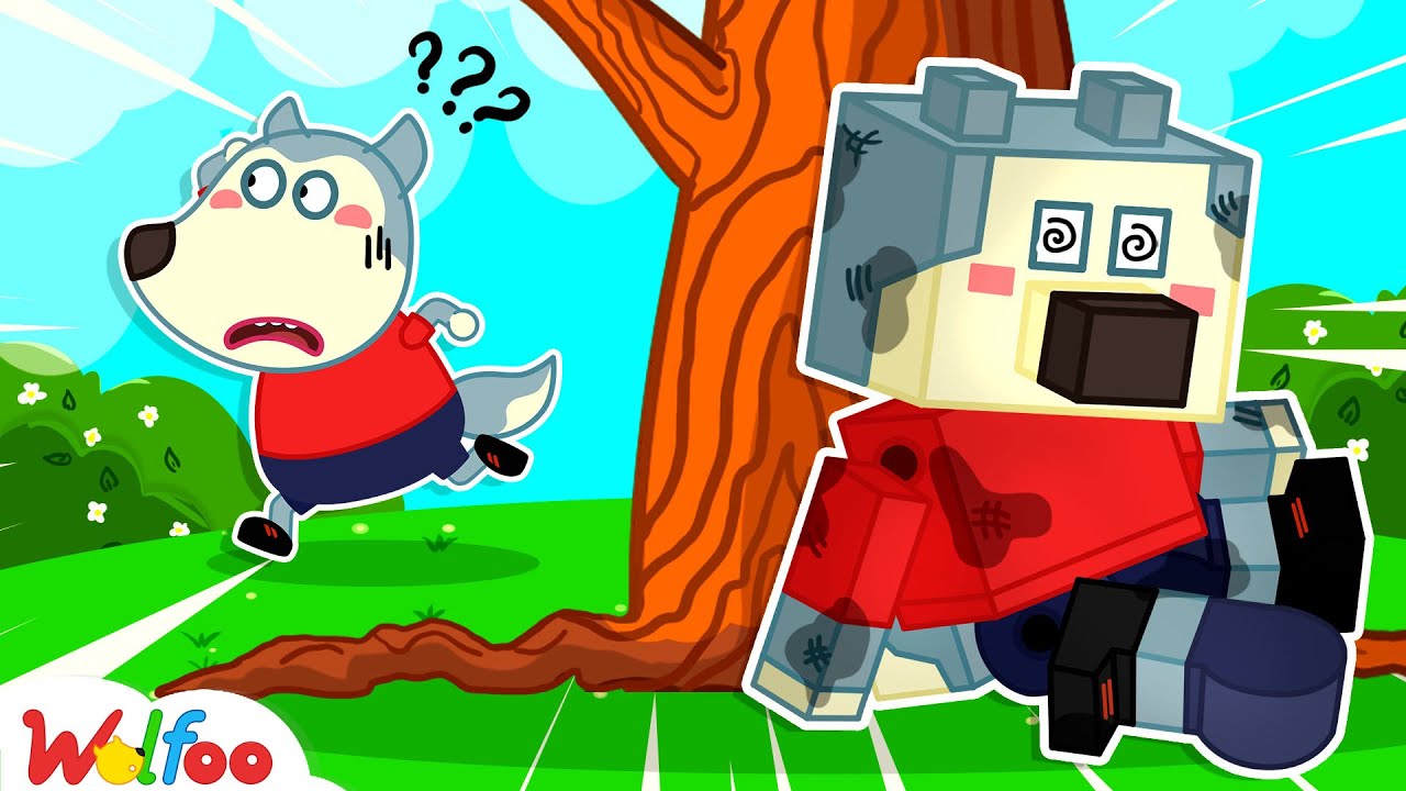 Oh! Wolfoo Has a Minecraft Doll! - Wolfoo Kids Stories About Toy ...