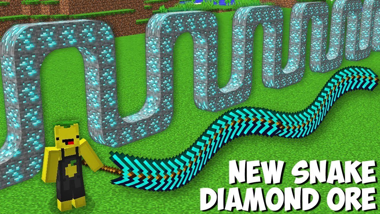 Only with THIS LONG PICKAXE is it POSSIBLE TO MINE THIS SNAKE DIAMOND ...