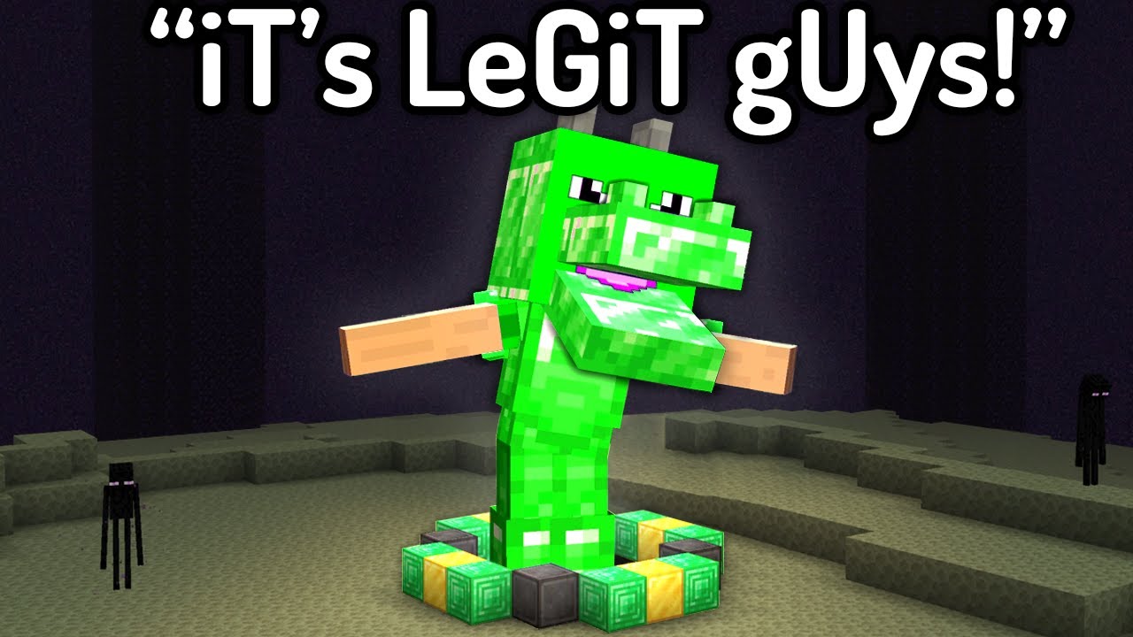 The FUNNIEST FAKE Minecraft Speedruns EVER - Minecraft videos