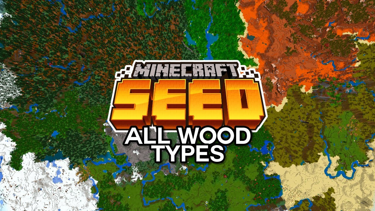 This Minecraft Seed has ALL 6 WOOD TYPES at Spawn! (Minecraft Bedrock ...