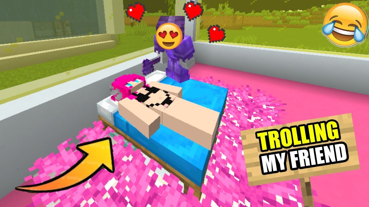 Trolling My Friend As Girl In Minecraft - Minecraft videos