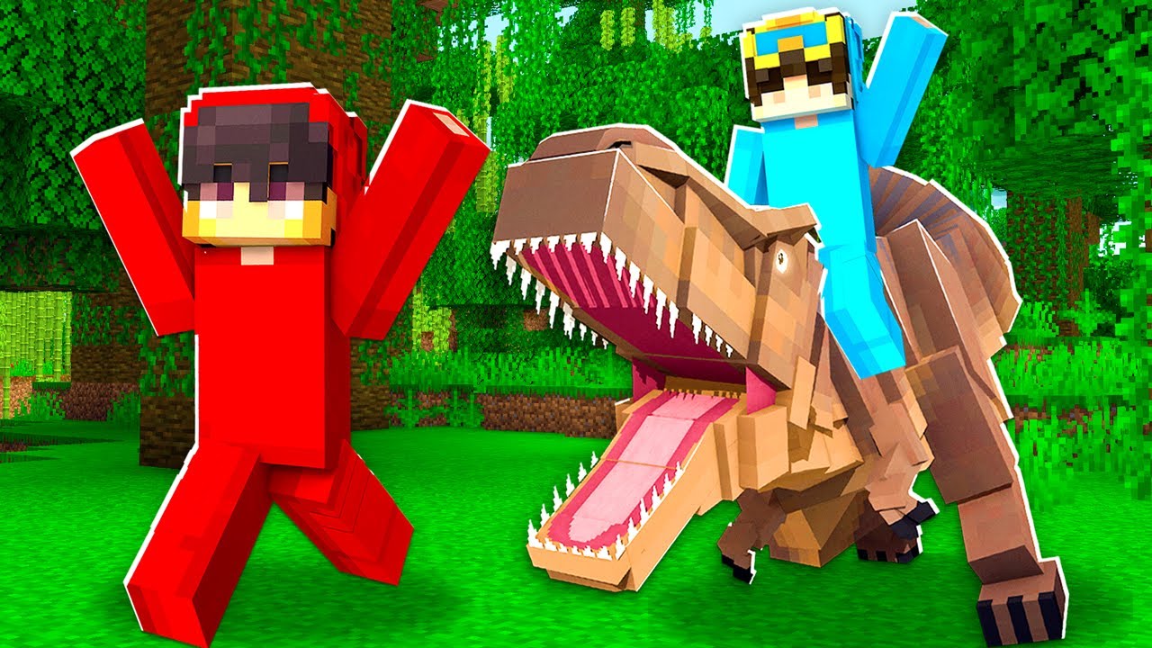 Using the DINOSAURS MOD in Minecraft! - Minecraft videos